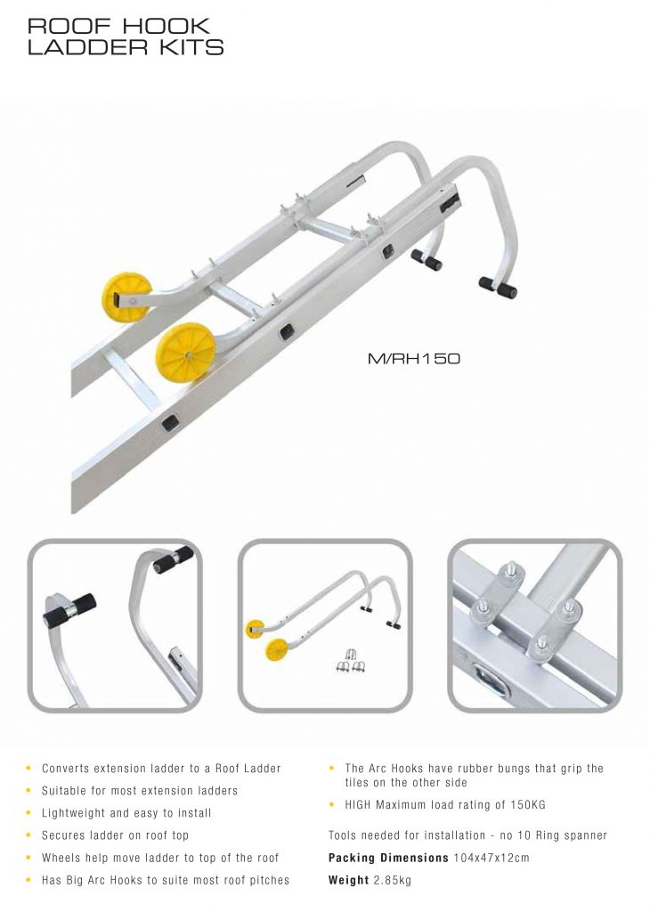 Roof hook Ladder kits – Maxi Ladders | Hitech Heavy Duty Ladders