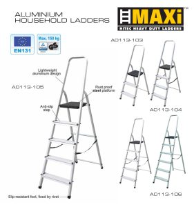 Platform Ladders – Maxi Ladders | Hitech Heavy Duty Ladders