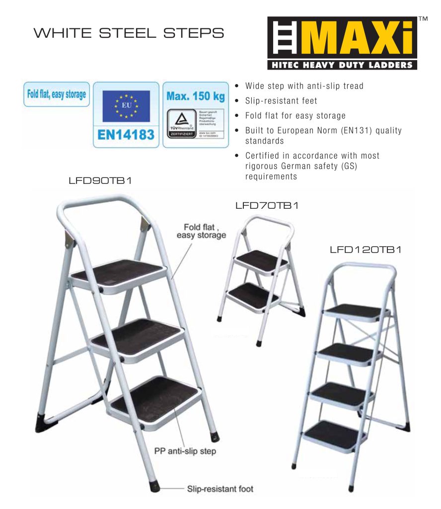 Household Ladders – Maxi Ladders | Hitech Heavy Duty Ladders